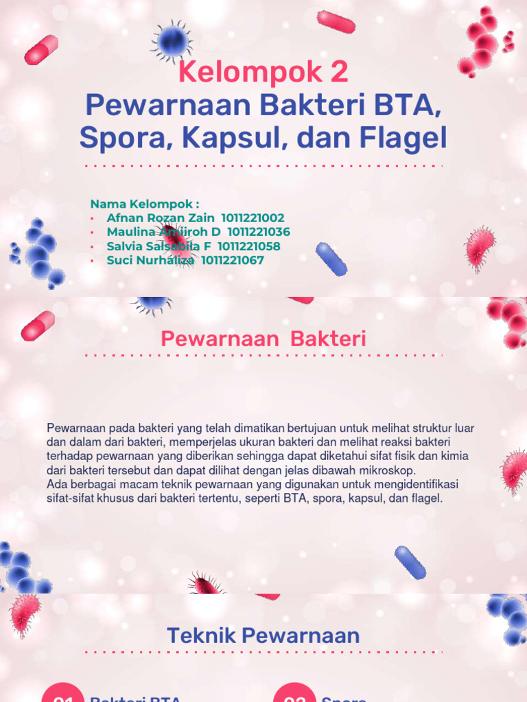 PDF Kel 2 Bakteriologi, Bta Dll. | PDF