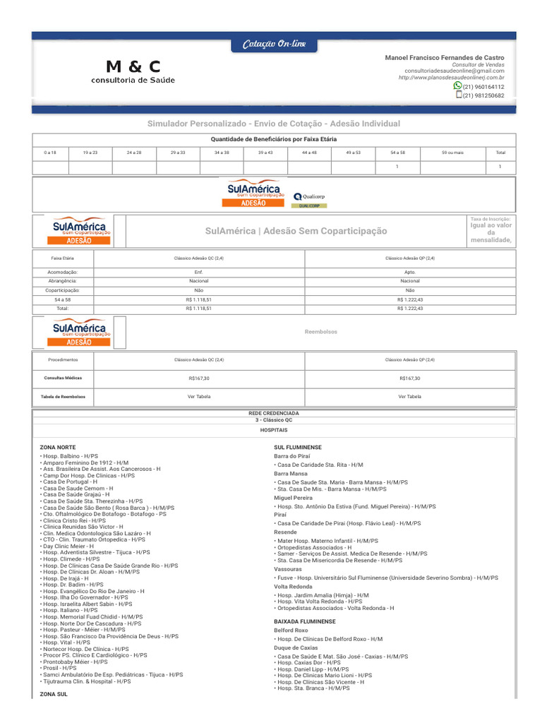 SulAmérica Clássico | PDF
