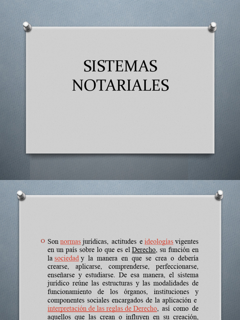 Sistemas Notariales | PDF Sistemas Notariales | PDF