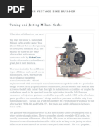 Mikuni BS34 Idle Circuit Tuning | PDF | Carburetor | Machines