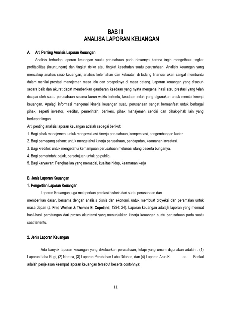 Bab 2 Analisa Lap Keuangan | PDF