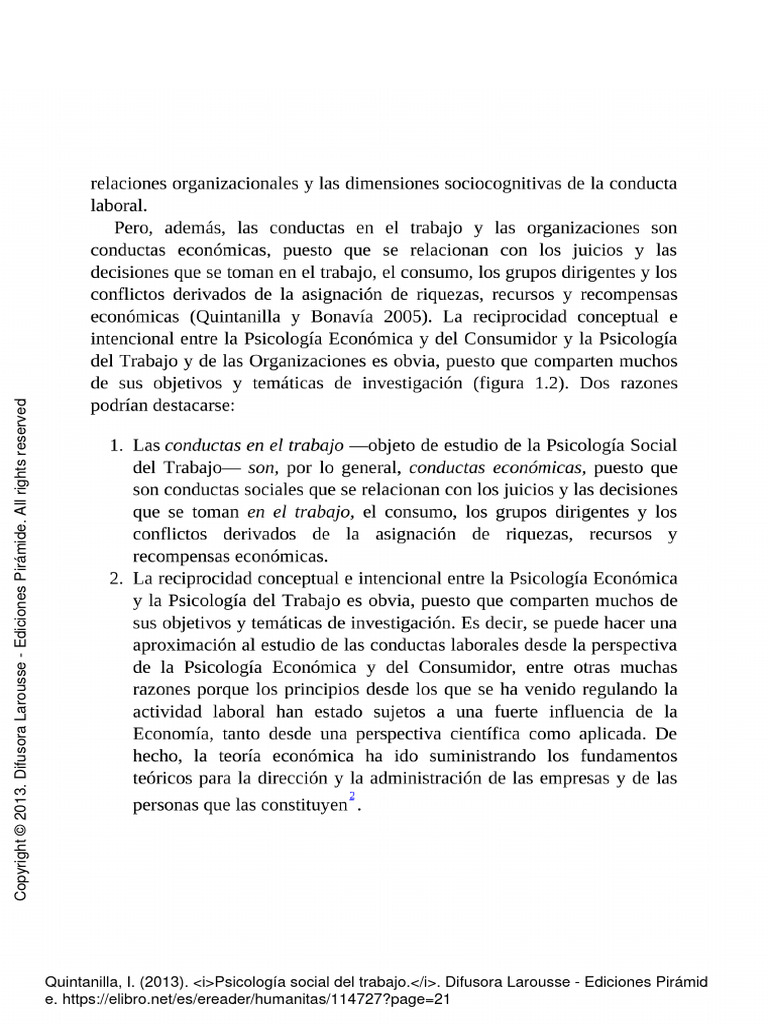 Psicologia Social Del Trabajo 24 | PDF