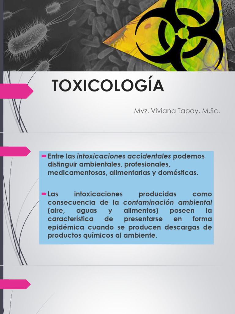 Clase y Expo de Toxicologia | PDF