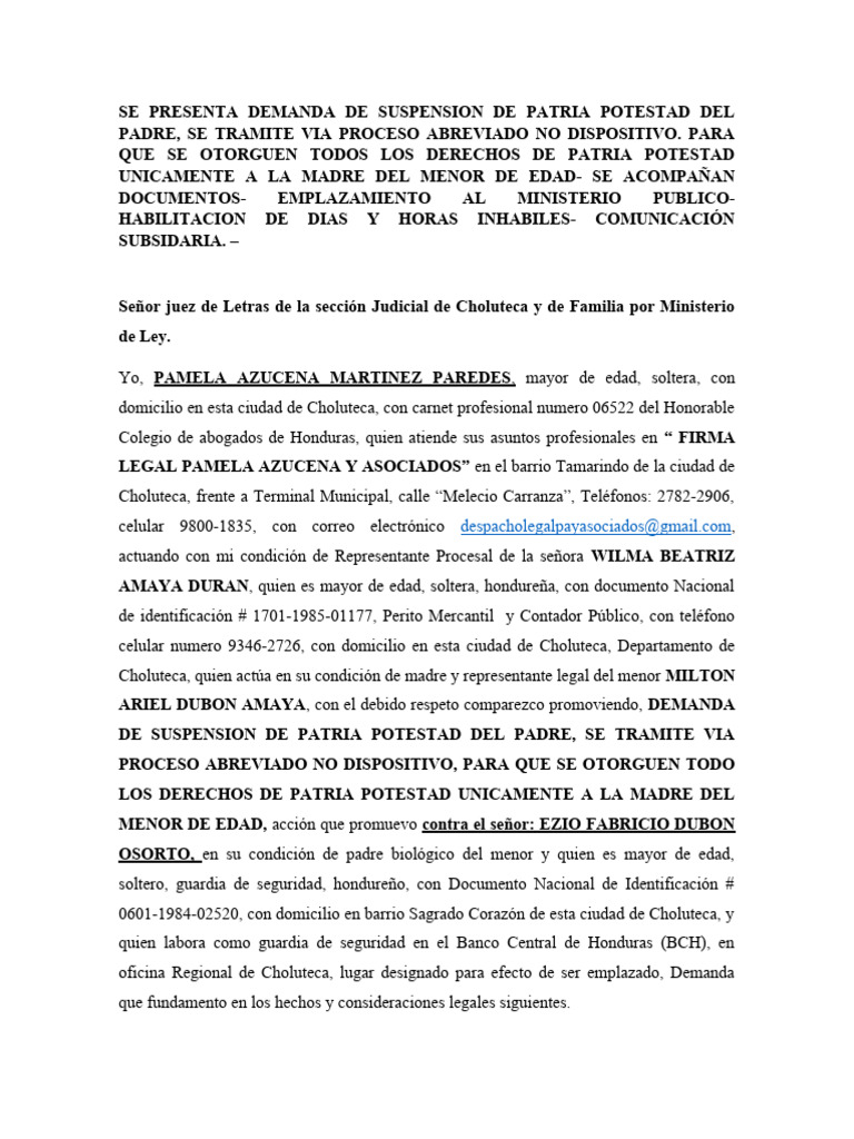 Demanda Procesal Civil | PDF | Demanda judicial | Justicia