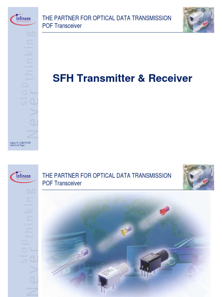Infineon TX RX Fiber Laser | PDF