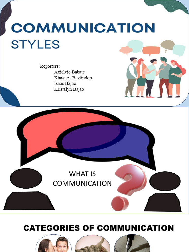 GE6 - Communication Styles | PDF