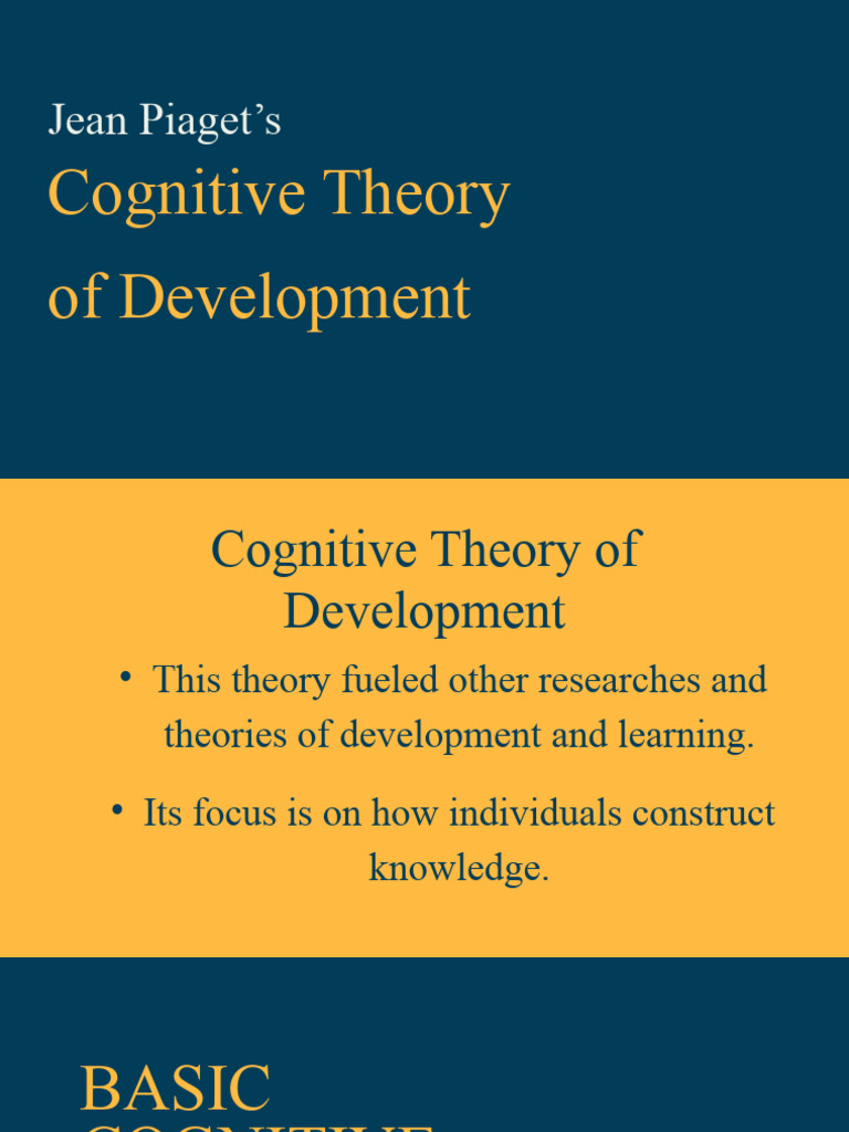 Piagets-Stages-of-Cognitive-Development | PDF