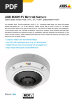 Datasheet Axis p3737 Ple Panoramic Camera en US 413348 (102934) | PDF ...