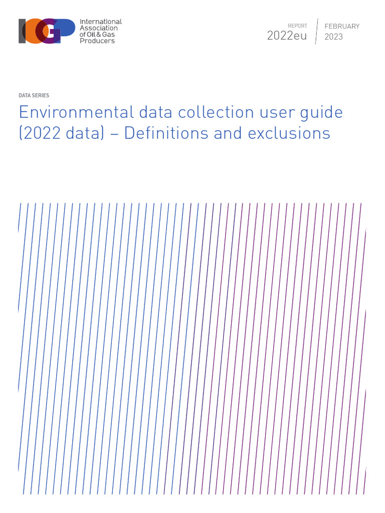 Environmental Data Collection User Guide (2022 Data) - Definitions and ...