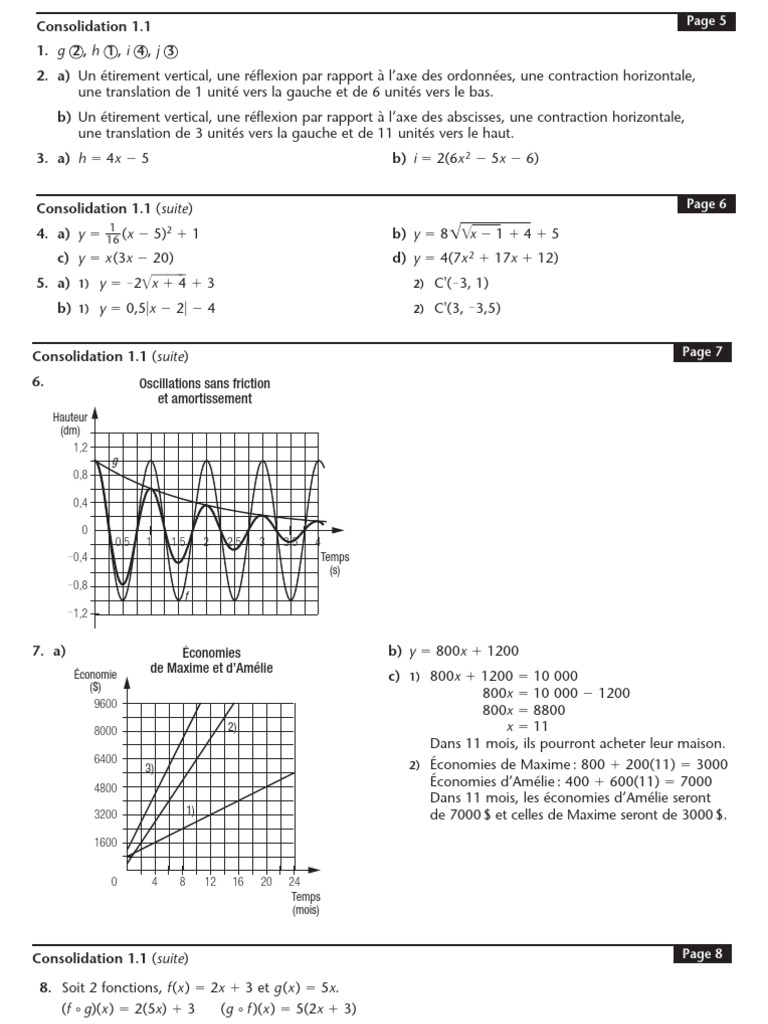 SN5 V1 Consolidation1-1 Corrige VF | PDF