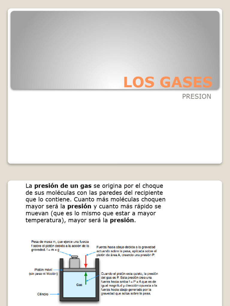 Presion De Los Gases Pdf