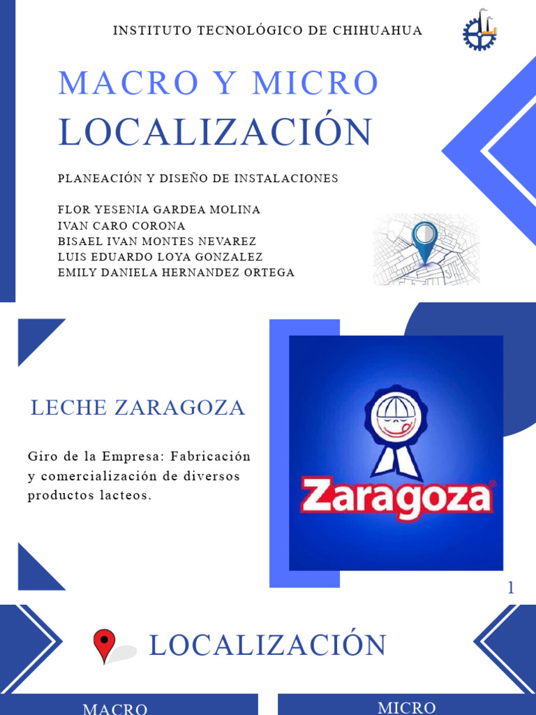 Macro y Micro Localización - Planeacion y Diseño de Instalaciones | PDF