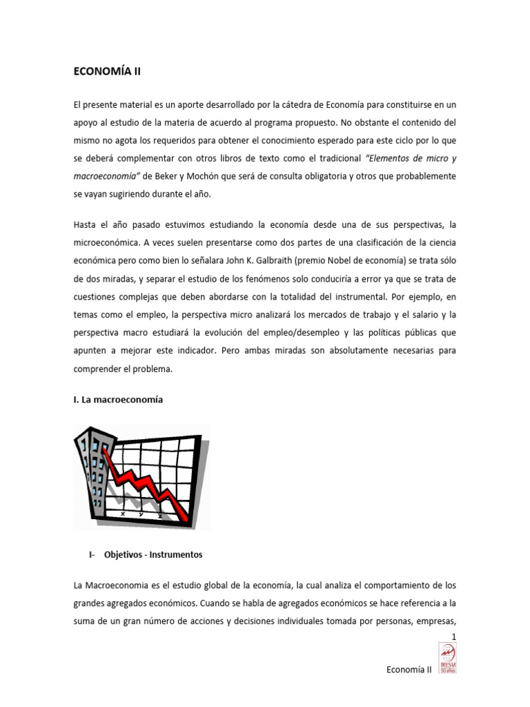 Apunte de Macroeconomía | PDF | Inflación | Producto Interno Bruto