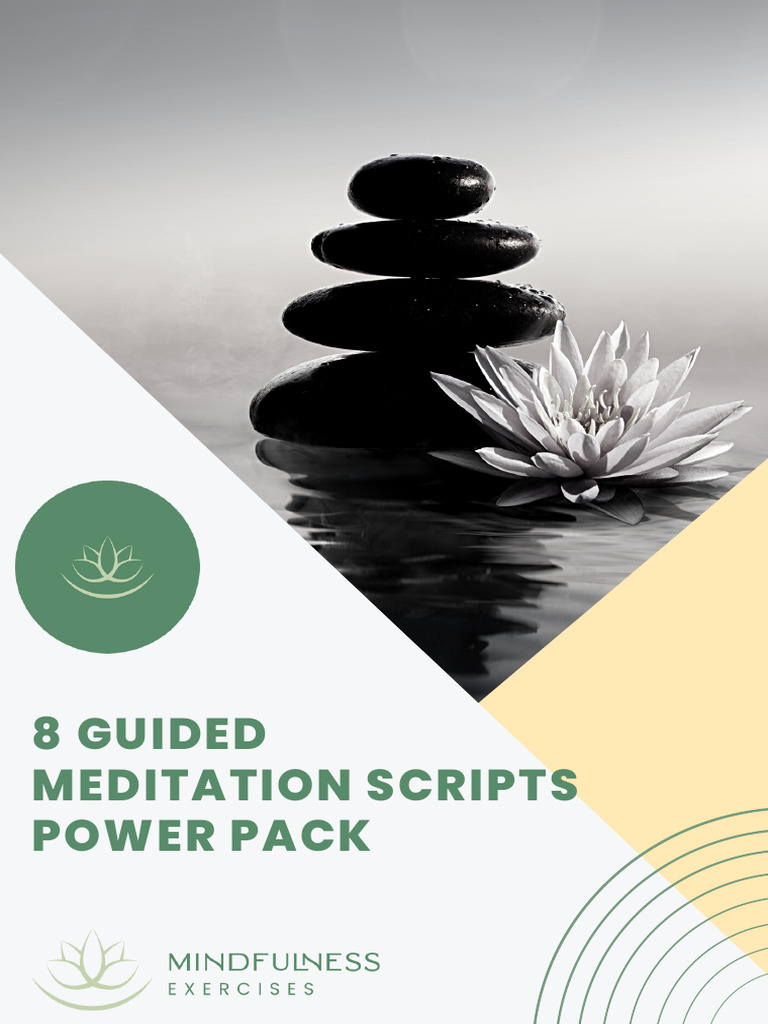 8 Guided Mindfulness Meditations Pack | PDF