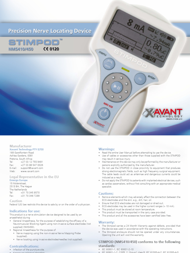 Stimpod NMS410-450 English V2 STK Prepress Final Design Transfer | PDF