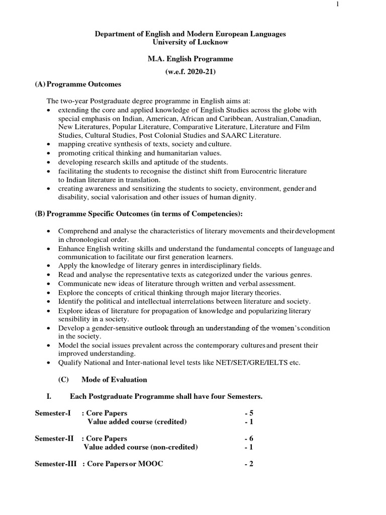Ma English | PDF