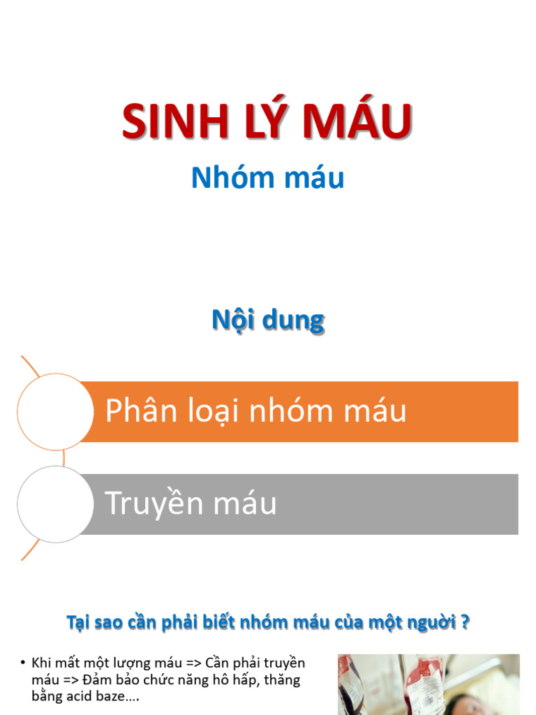 Nhóm Máu | PDF