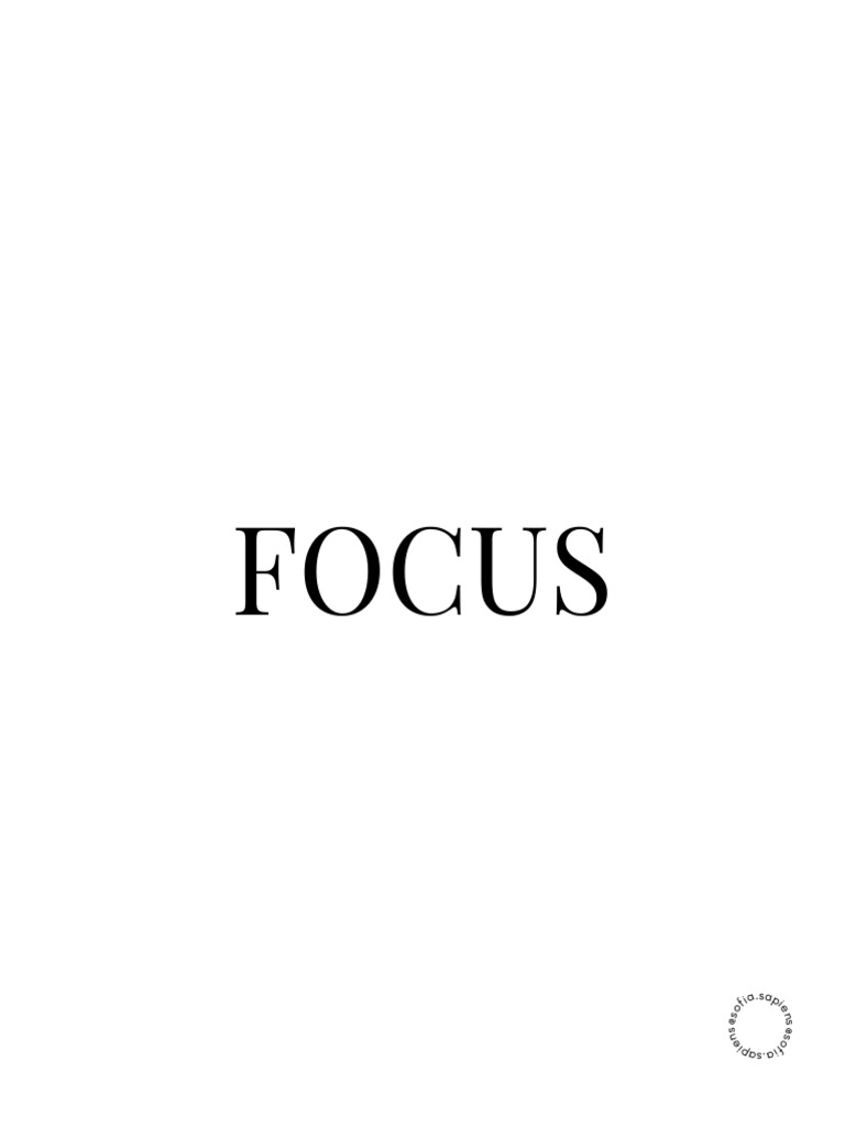 Focus Journal | PDF