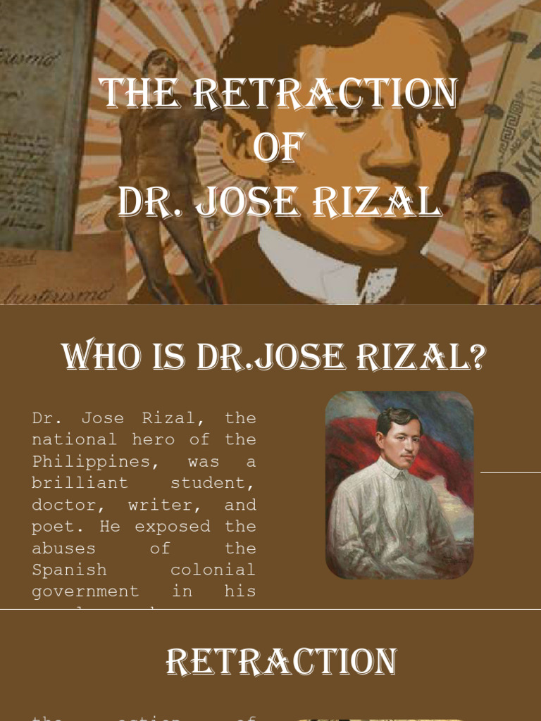 The Retraction of Rizal | PDF