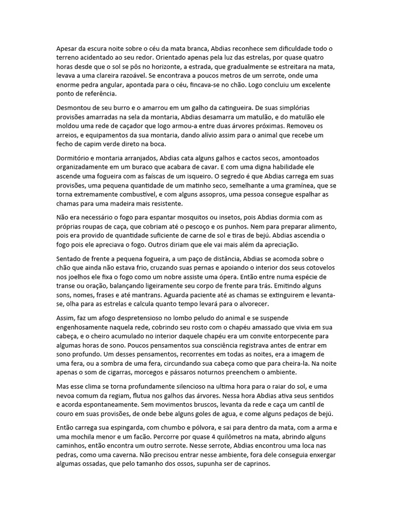 A Caça e o Burro | PDF