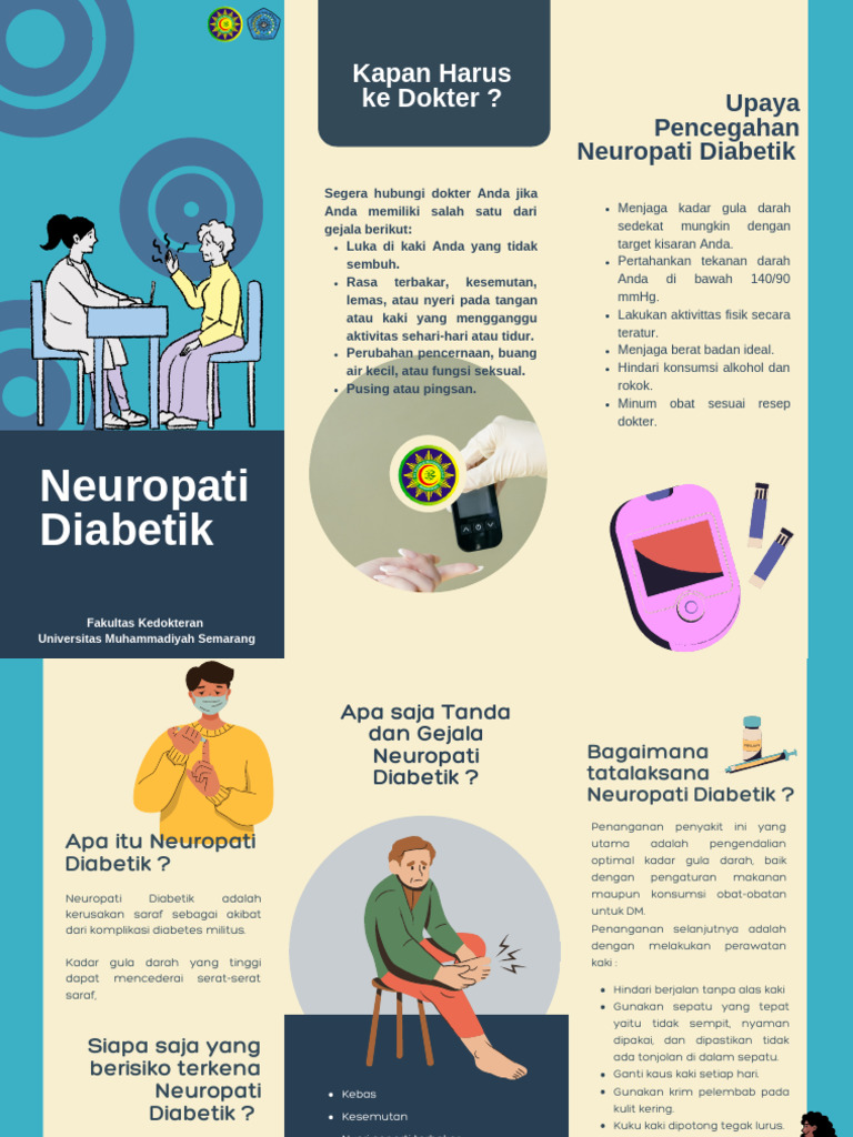 Leaflet Neuropati DM | PDF