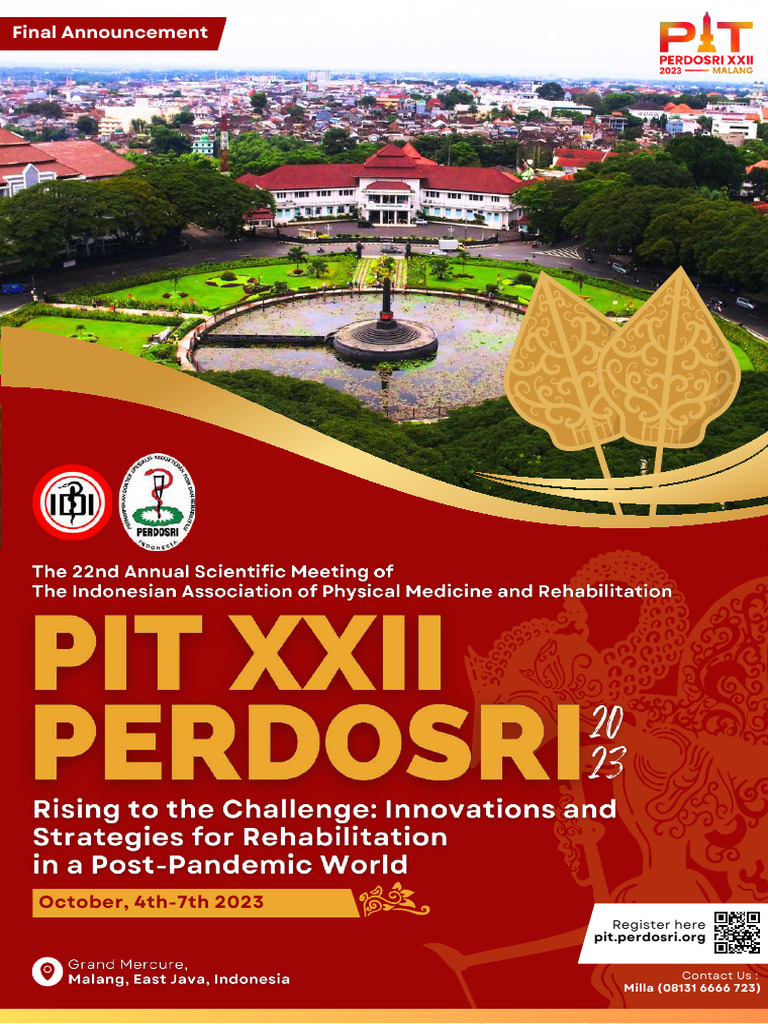 Final Announcement PIT XXII PERDOSRI 2023 | PDF