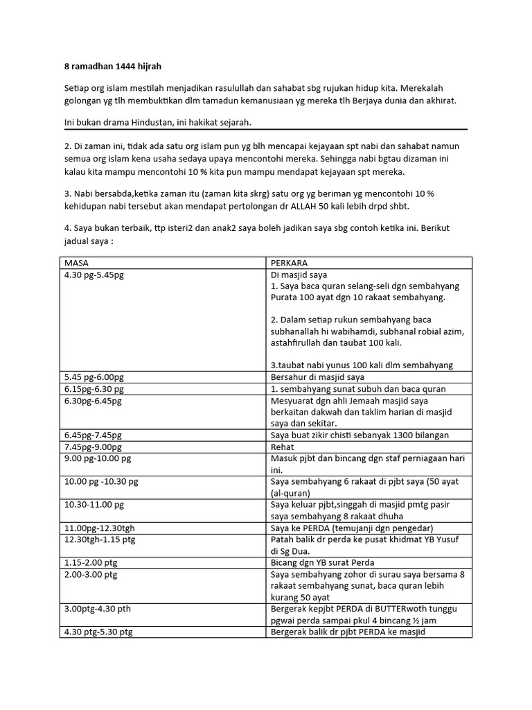 Diari Bapa Rahmat | PDF