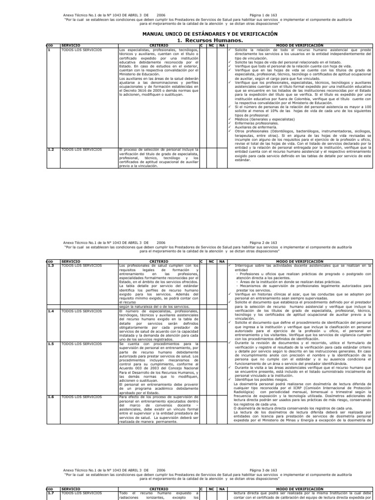 Anexo 1 Res 1043 | PDF