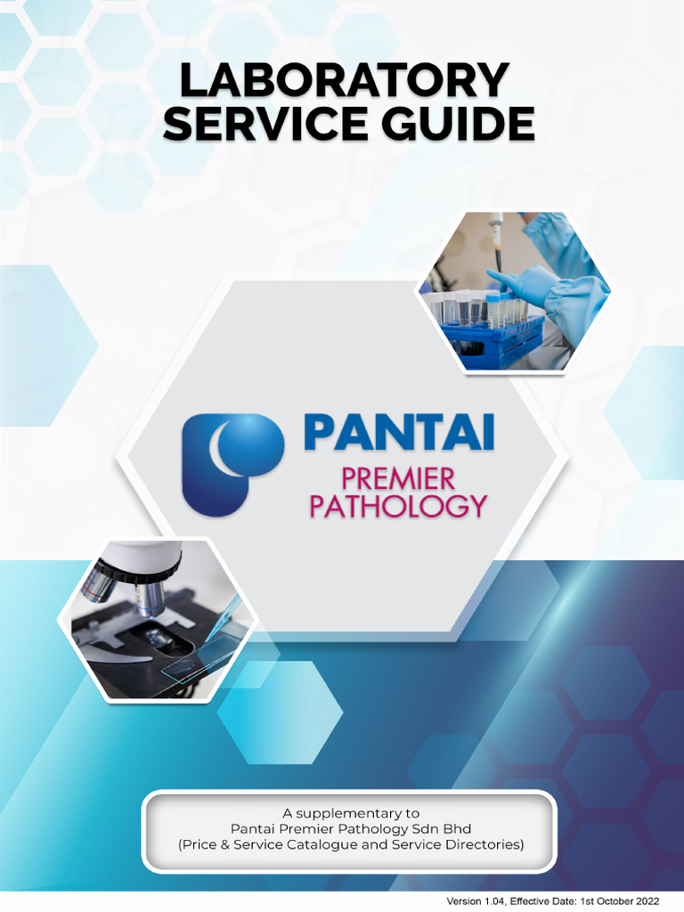 PPP Laboratory Service Guide v1.04 | PDF | Business | Science & Mathematics