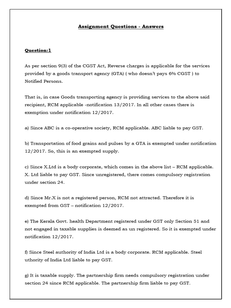 gst 3,4 Answer | PDF