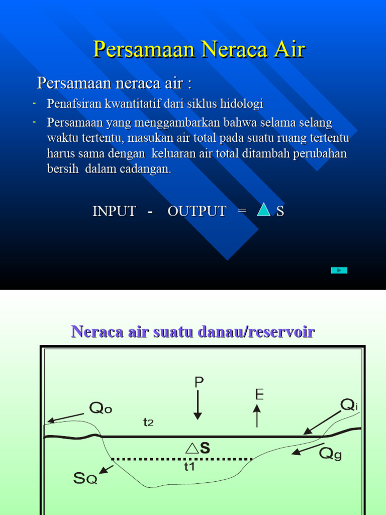 Pengukuran Neraca Air | PDF
