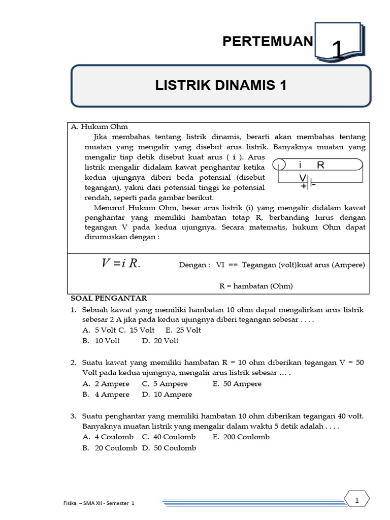 Fisika Xiia - Kenzo Immanuel | PDF