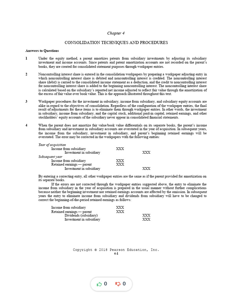 Toaz Advanced Accounting Beams CH 4 Solutions Compress | PDF Toaz Advanced Accounting Beams CH 4 Solutions Compress | PDF