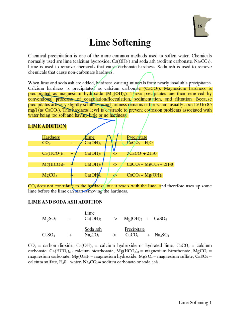 Chapter 17 Lime Softening | PDF