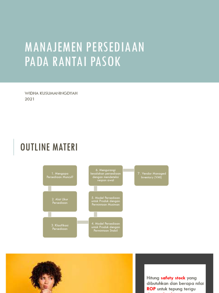 10-Manajemen Persediaan | PDF | Teknologi & Rekayasa