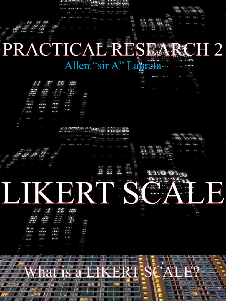 Likert Scale | PDF