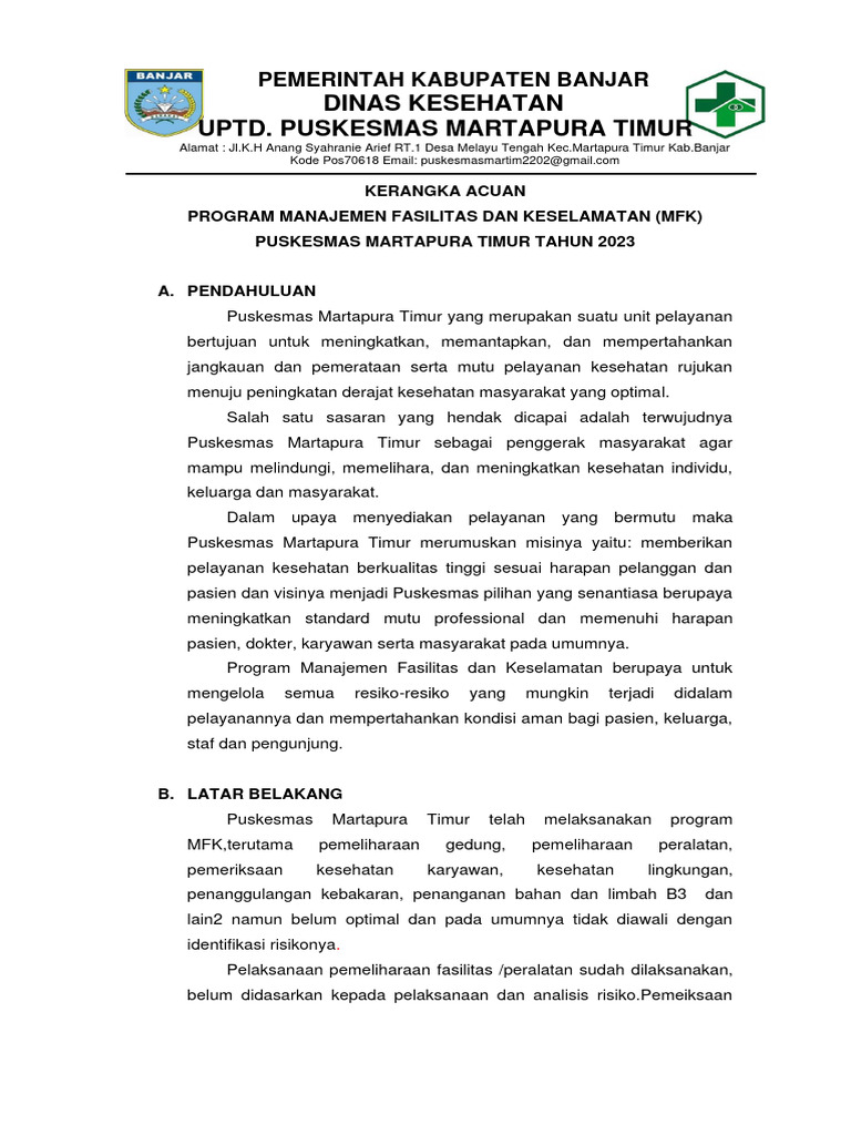 Kak MFK Tahun 2023 | PDF