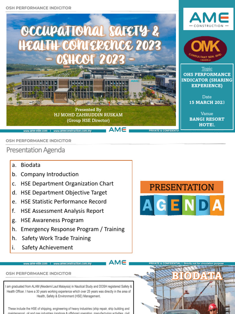 Omk - Ohs Performance Indicator (Sharing Experience) | PDF