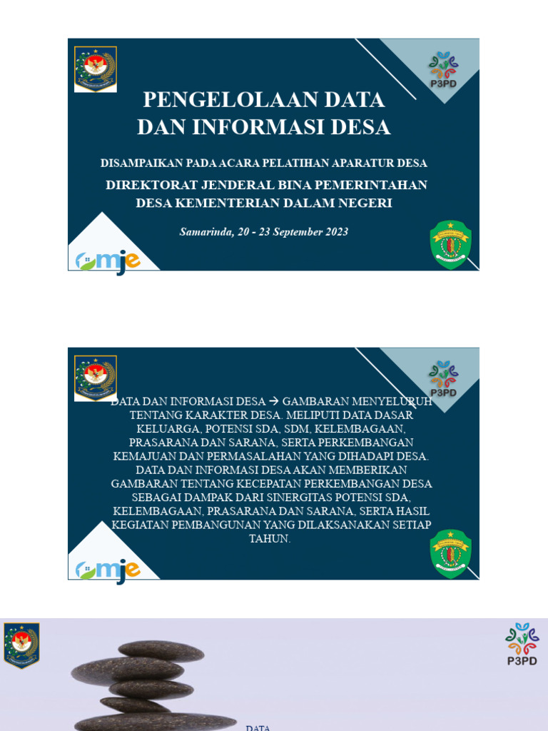 Pengelolaan Data Dan Informasi Desa | PDF
