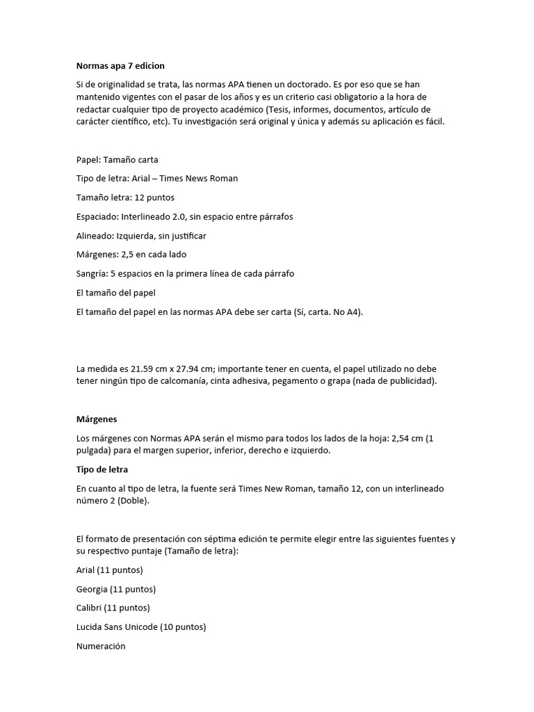 Normas Apa 7 Edicion | PDF