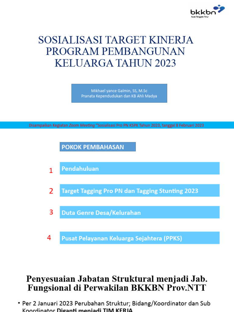 Sosialisasi Target Pro PN KSPK 2023, Feb 2023 | PDF