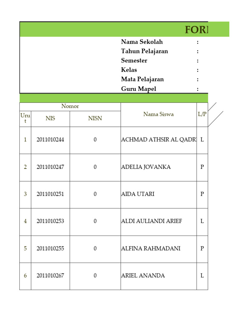 Xii Iis 2-Nilai PSSP Pai Dedi | PDF