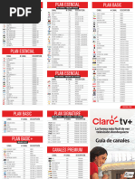 Guía De Canales Premium Claro Colombia Pdf Televisión Televisión Paga