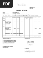 Monthly Payroll Barangay Officials | PDF | Government | Public Finance