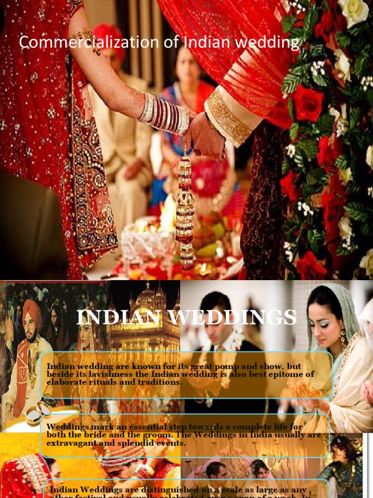 Commercialization of Indian Weddings | PDF | Wedding | Bride