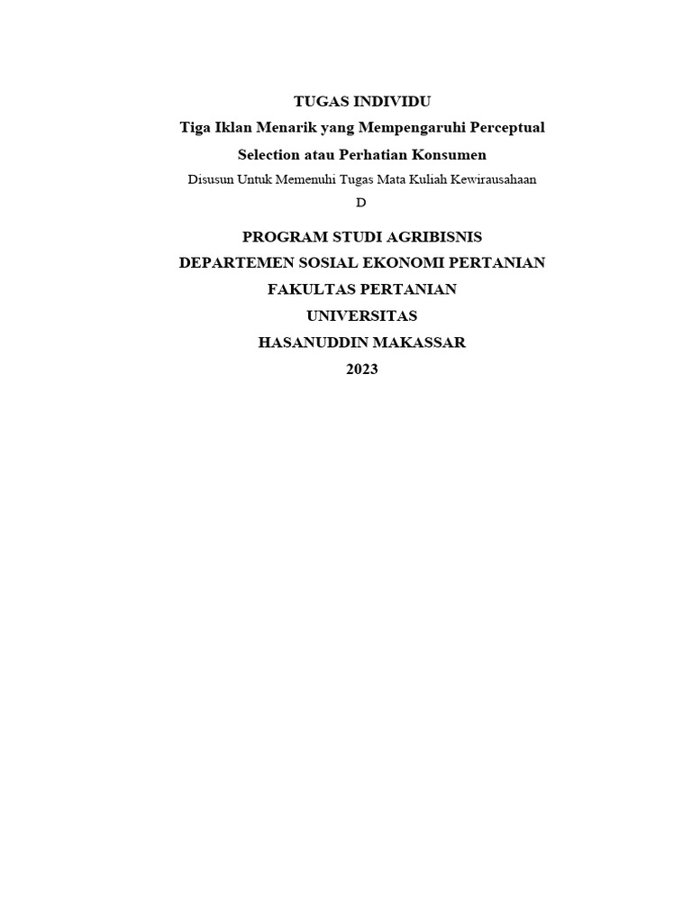 Tugas Individu | PDF