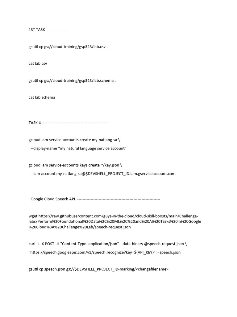 Perform Foundational Data, ML, and AI Tasks in Google Cloud Challenge ...