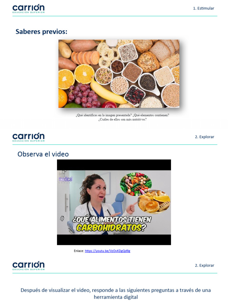 Clase. 5 Carbohidratos y Dm2 | PDF