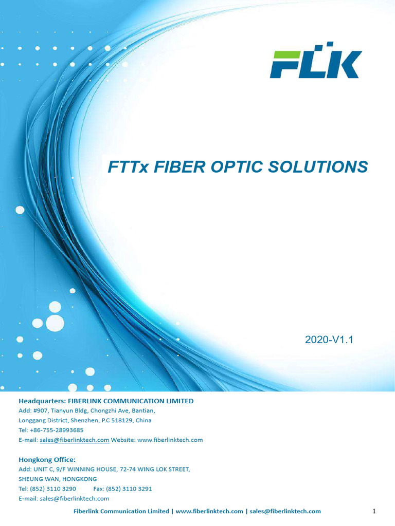 Fiberlink Catalogue 2023 V2.1 - B | PDF