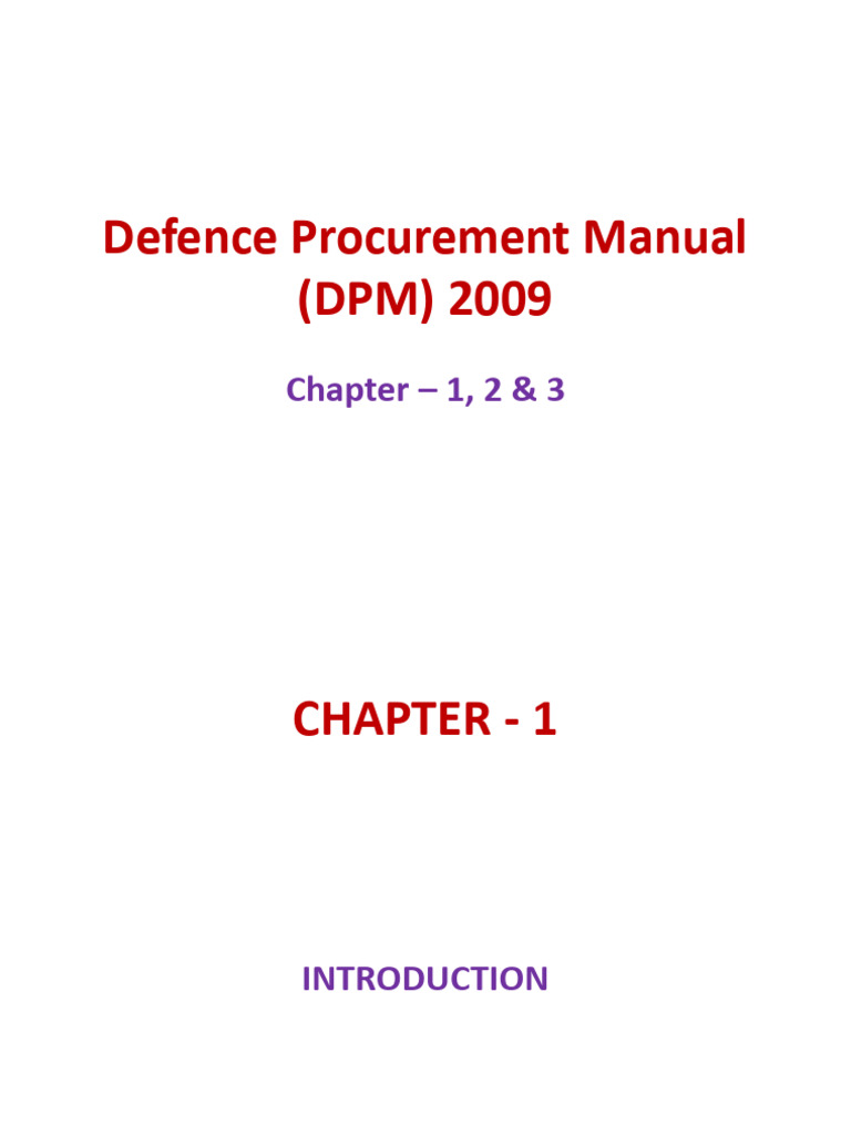 1-DPM 2009 | PDF